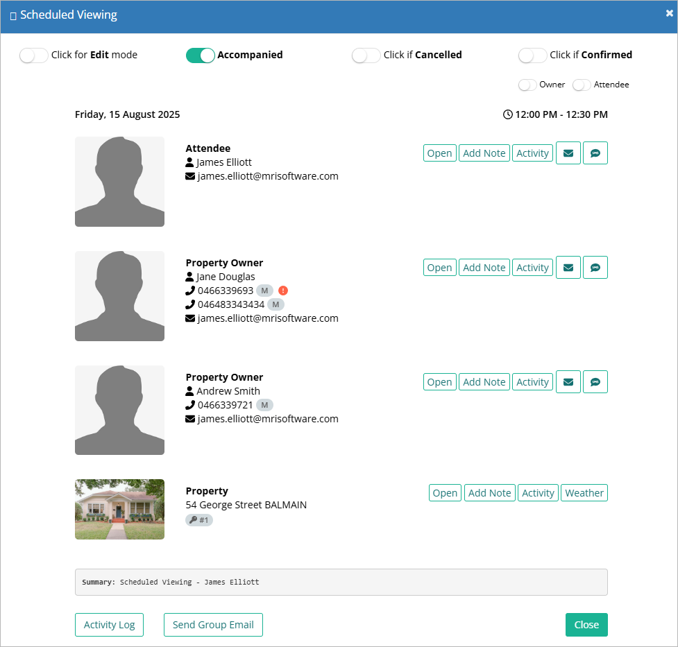 Add scheduled viewings to your calendar – VaultRE