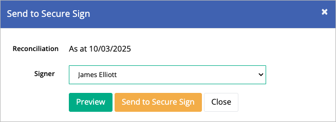 Use Secure Sign – VaultRE