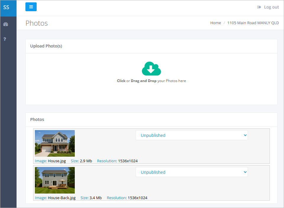 Manage the photographer login – VaultRE