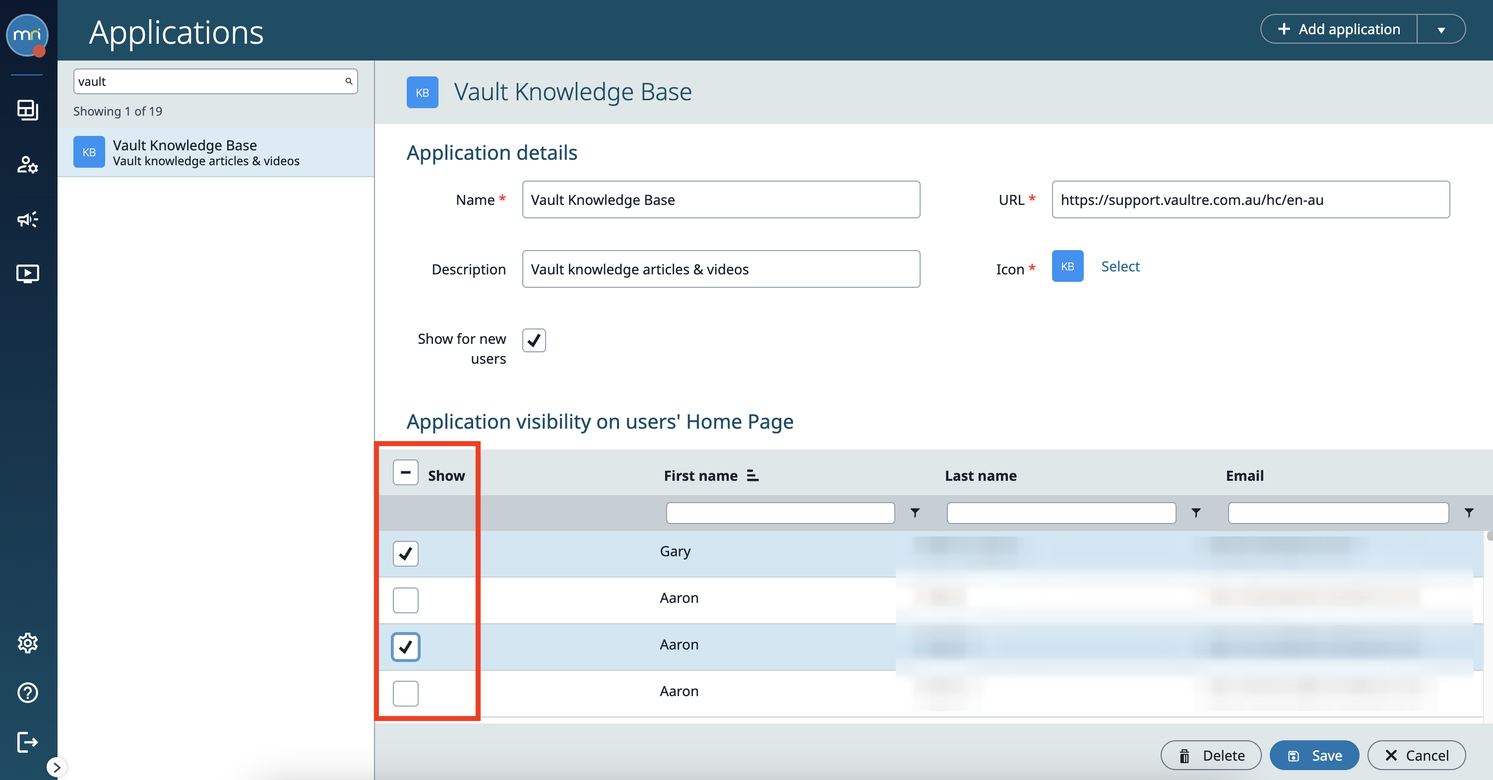 Manage Agora Gateway Administration – VaultRE