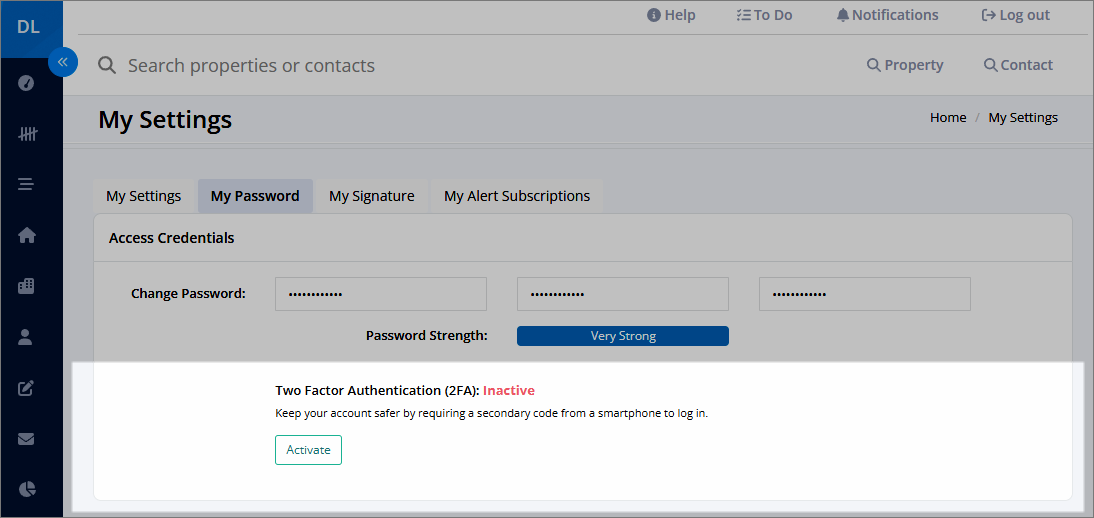 Set up Two-Factor Authentication (2FA) – VaultRE