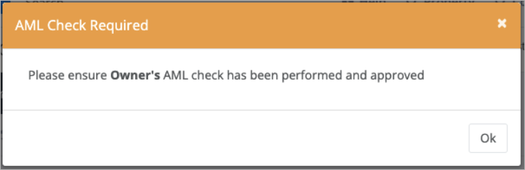 Use the Anti Money Laundering (AML) module – VaultRE