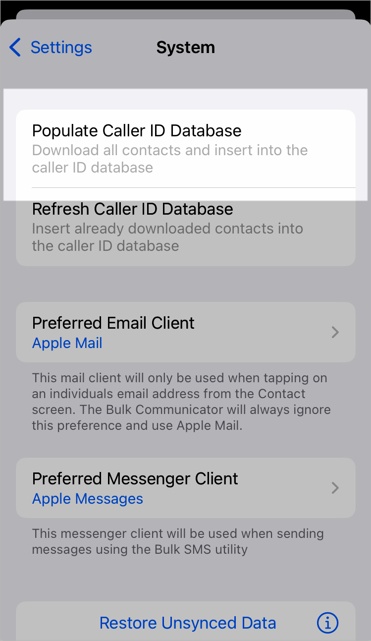 Caller ID setup for Vault mobile app – VaultRE