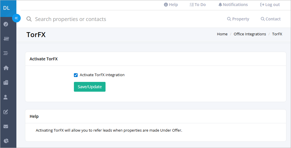 Integrate with TorFX – VaultRE