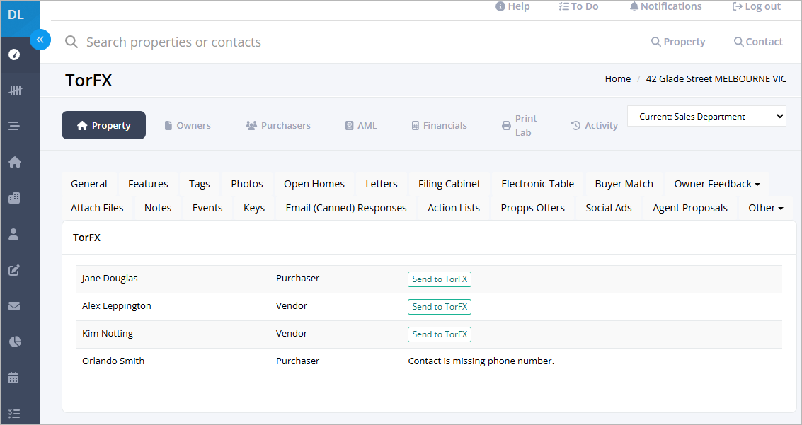 Integrate with TorFX – VaultRE