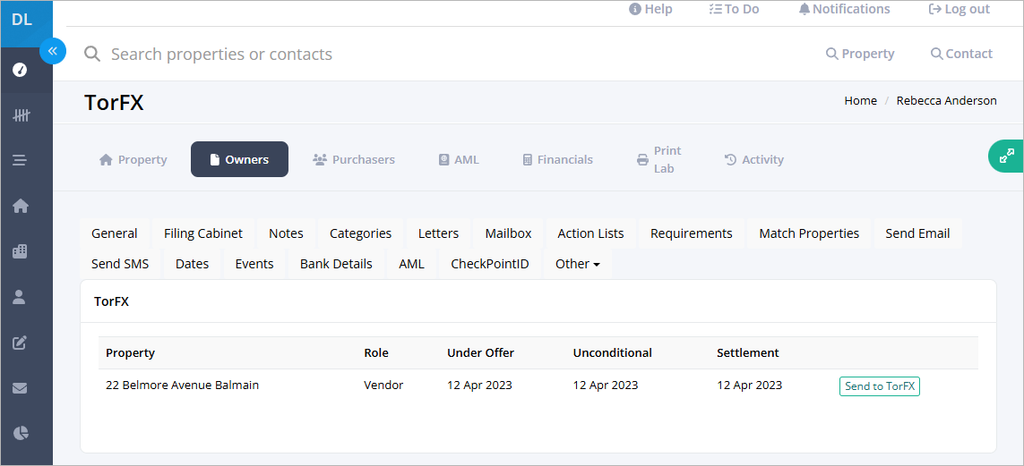 Integrate with TorFX – VaultRE