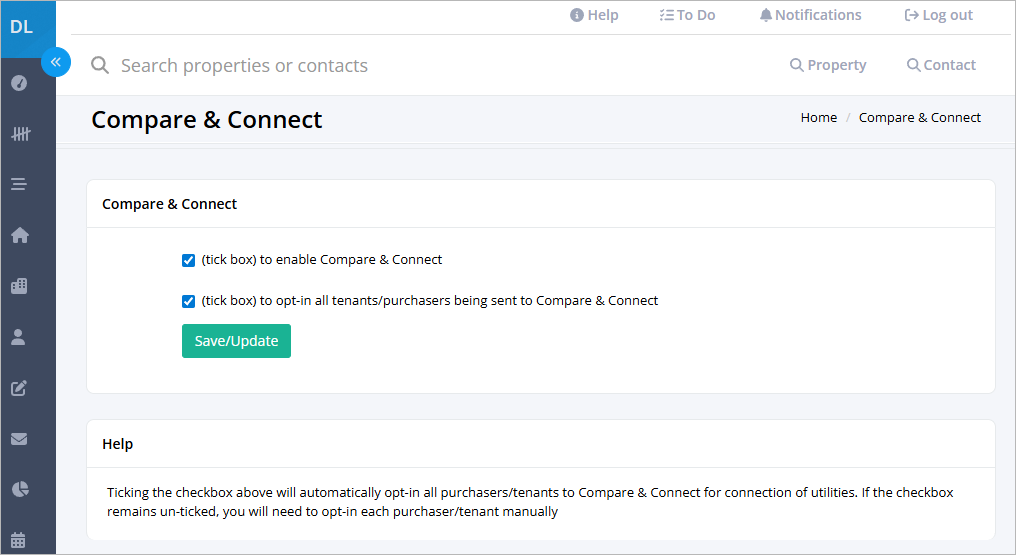 Integrate with Compare & Connect – VaultRE