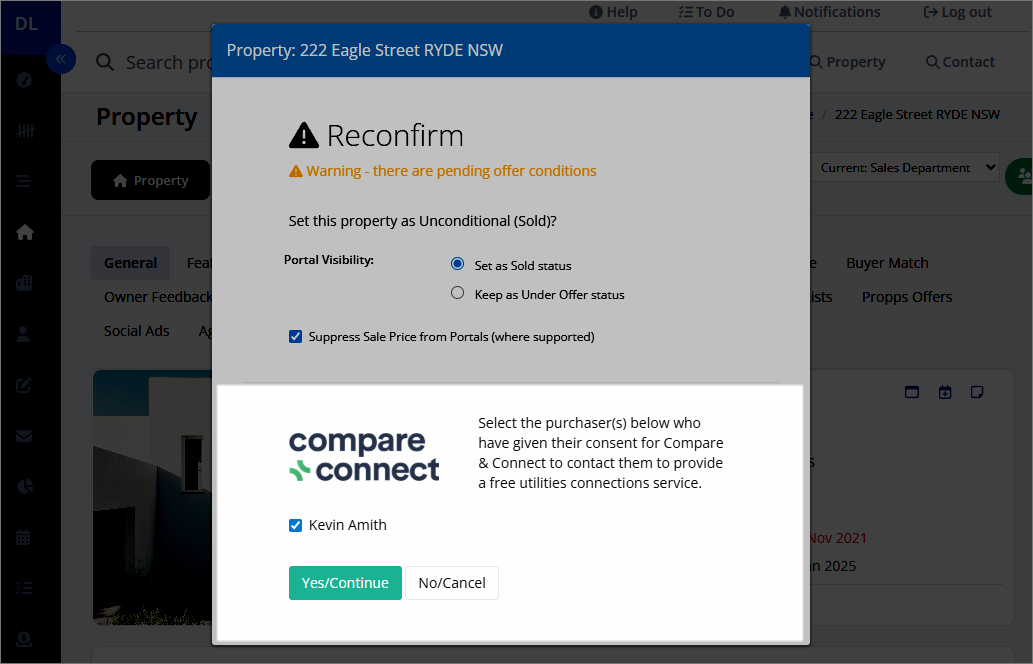 Integrate with Compare & Connect – VaultRE