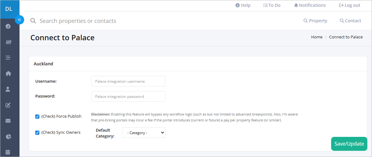 Integrate with Palace – VaultRE