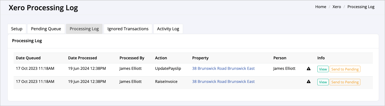 Manage Xero transactions in MRI Vault – VaultRE