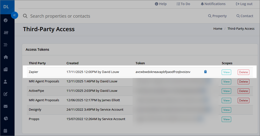 Integrate with Zapier – VaultRE