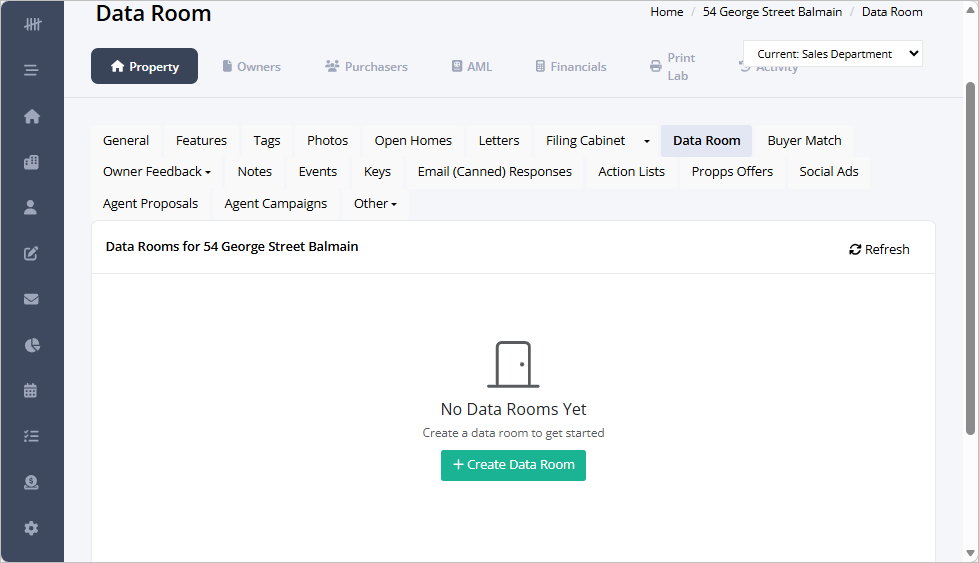 Manage data rooms for secure property information sharing – VaultRE