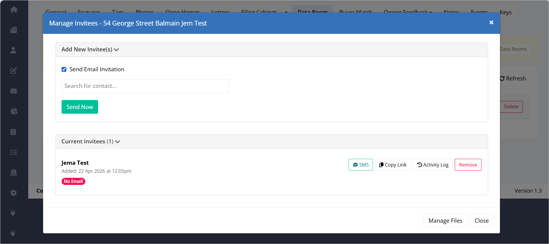 Manage data rooms for secure property information sharing – VaultRE